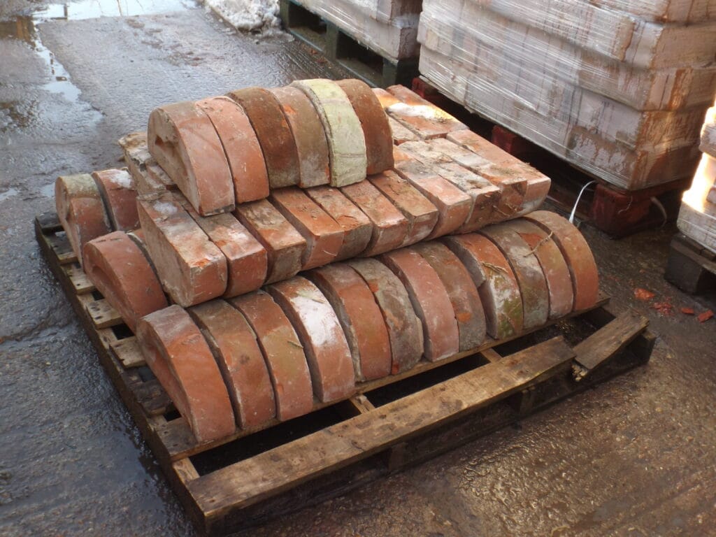 Half Round 12" Coping Bricks - Best Reclamation