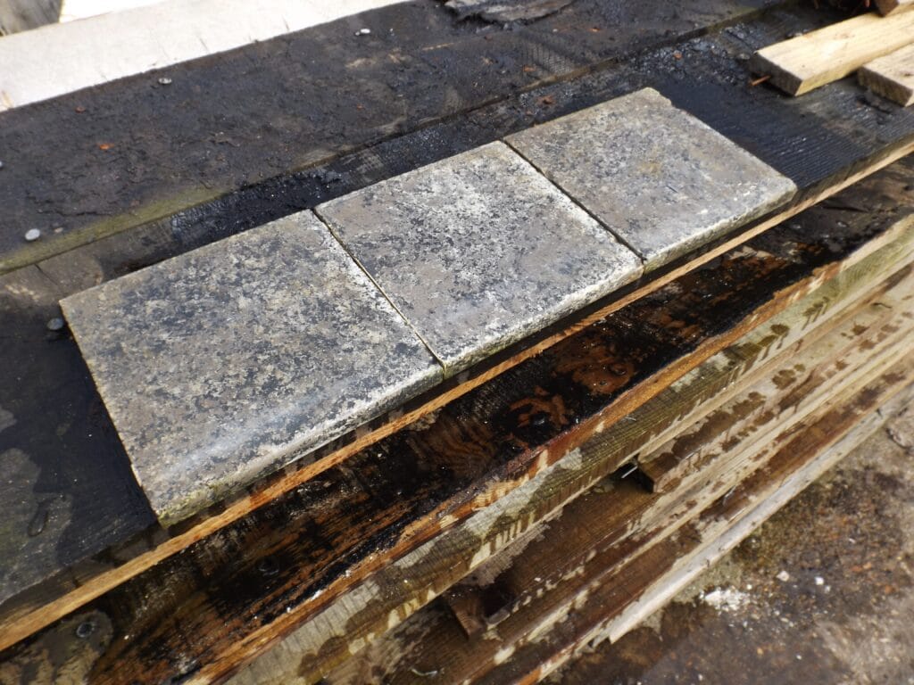 Mottled Concrete Bullnose Cill Tiles - Best Reclamation